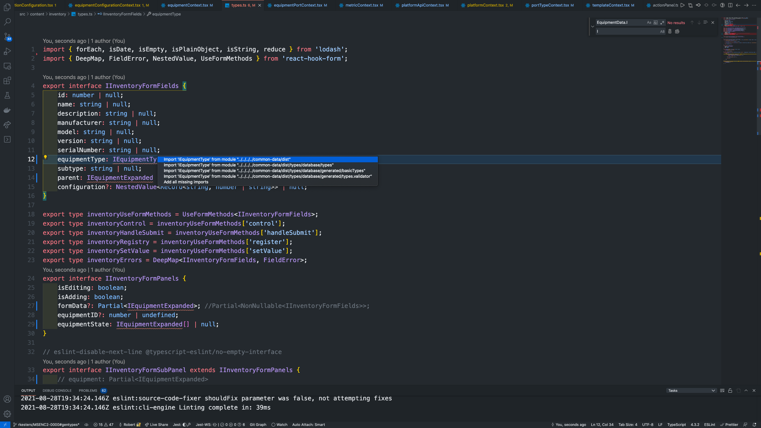 AutoImport showing multiple imports and always imports relative · Issue ...