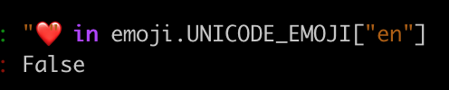 Missing ️ emoji · Issue #164 · carpedm20/emoji · GitHub