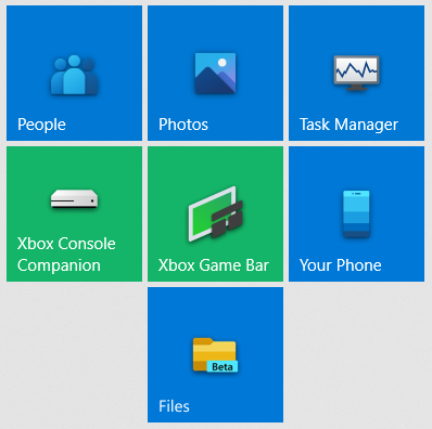 Add a drop shadow to the Start Menu tile and splash screen to match ...