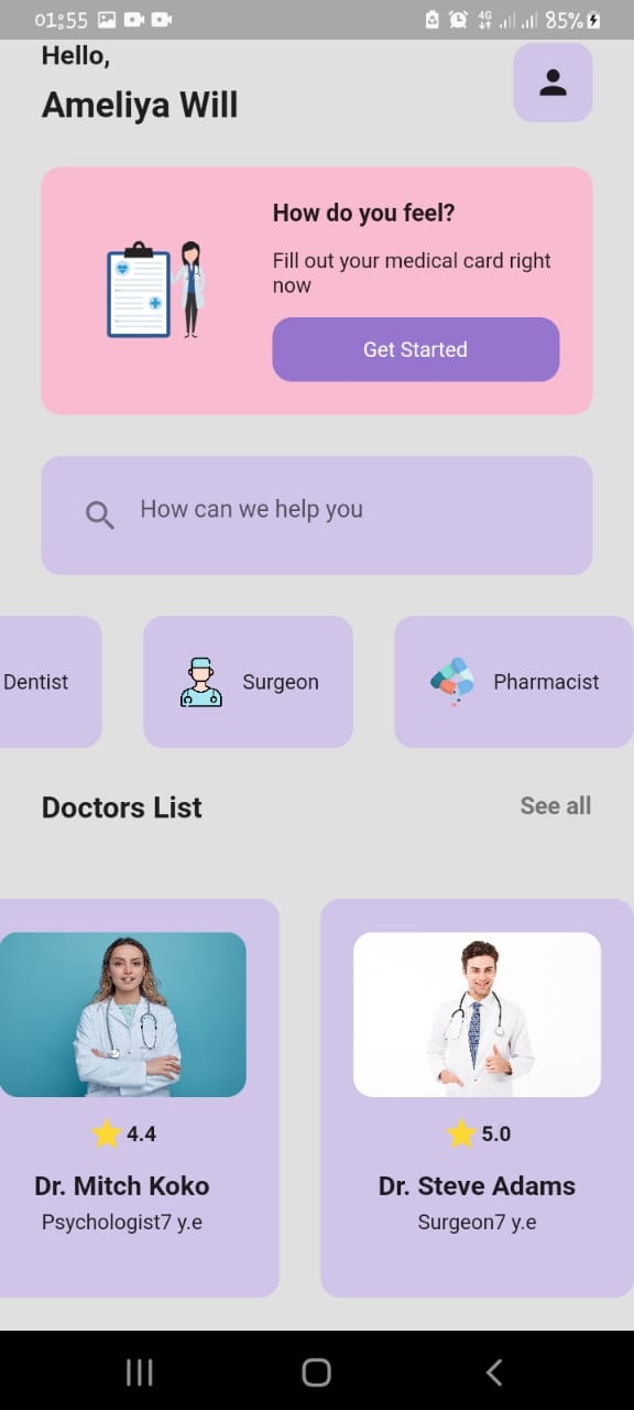 Github Chathu12345 Medical App Ui Flutter