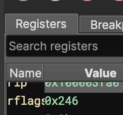 Default register name column width is not wide enough for register ...