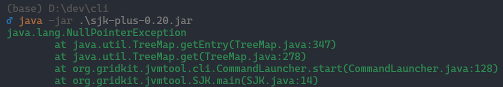 Fix Using ` H` As Default Instead Of Null Input So That Npe Wont Happen When No Command Was