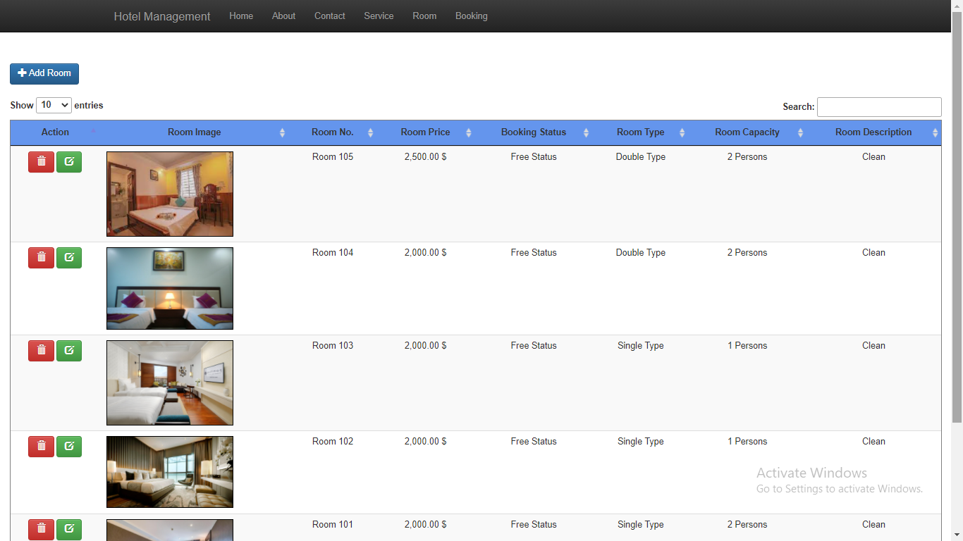 GitHub - IT810/Hotel-Management-System: Simple Hotel Management System with ASP.NET MVC 5 and ...