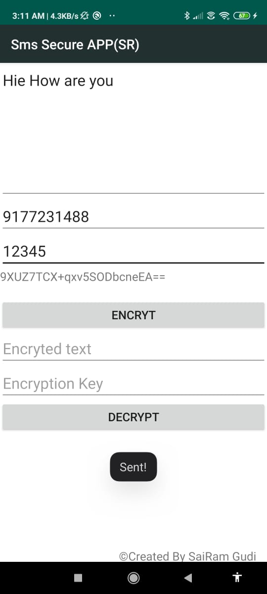 GitHub - Sairamnaidu456/Secure-SMS-App-SR-: SECURE APP FOR COMMUNICATION