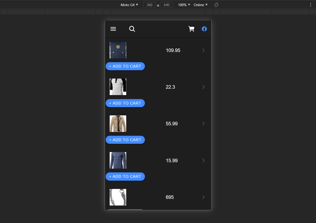 GitHub - HimanshuSangtani/Ionic-Ecommerce-App