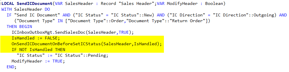[Event Request] Codeunit 80 - f(x) SendICDocument · Issue #4446 · microsoft/ALAppExtensions · GitHub