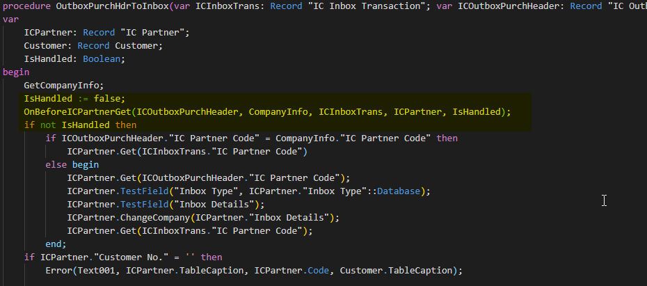 [Event Request] Codeunit 427 - f(x) OutboxPurchHdrToInbox · Issue #4733 · microsoft ...