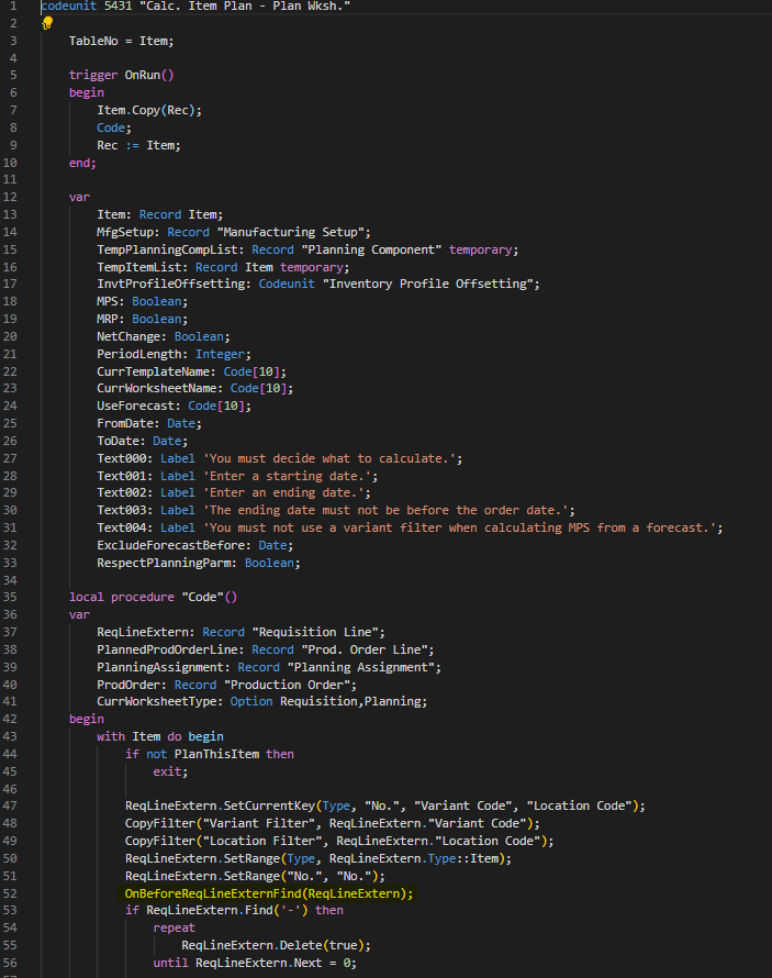 Codeunit 5431 - procedure Code · Issue #8280 · microsoft/ALAppExtensions · GitHub