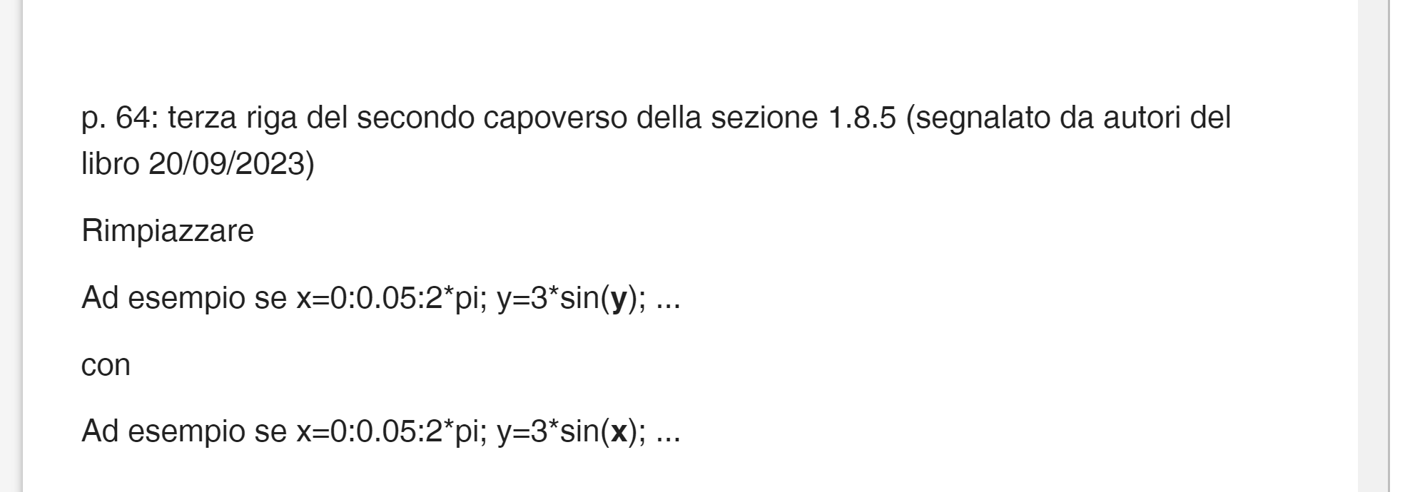 Errore Nel Libro Al Paragrafo 1 8 5 Issue 174 UniprJRC DSconMATLAB errore-nel-libro-al-paragrafo-1-8-5-issue-174-uniprjrc-dsconmatlab