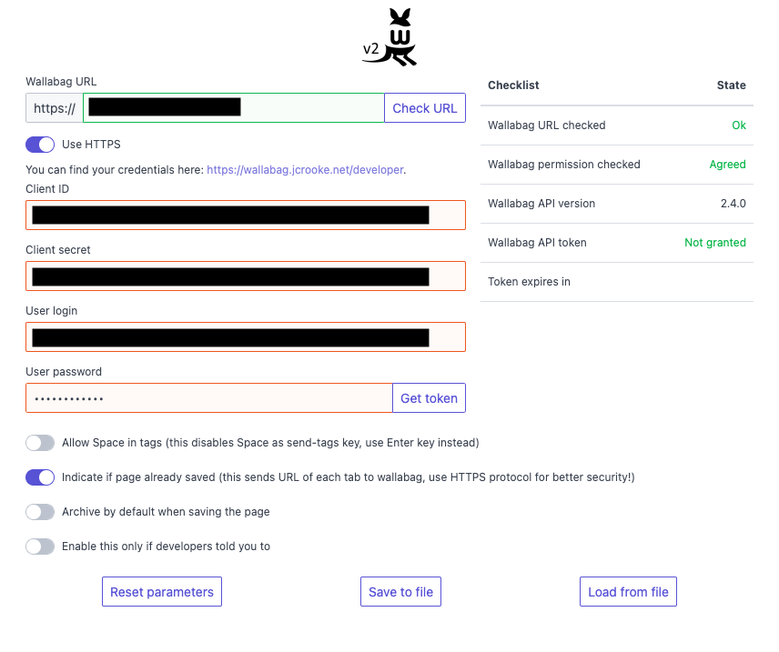 Unable to get token since migrating Wallabag database · Issue #246 · wallabag/wallabagger · GitHub