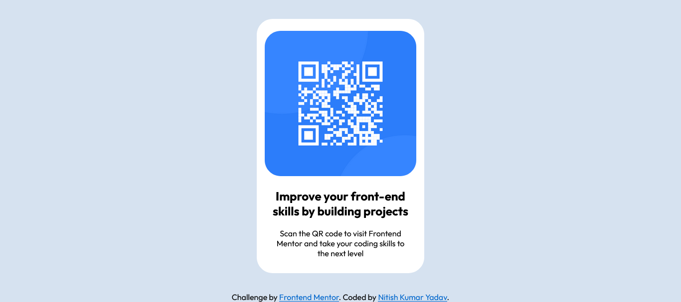 GitHub - nitishkyadav/QR-Component-Design