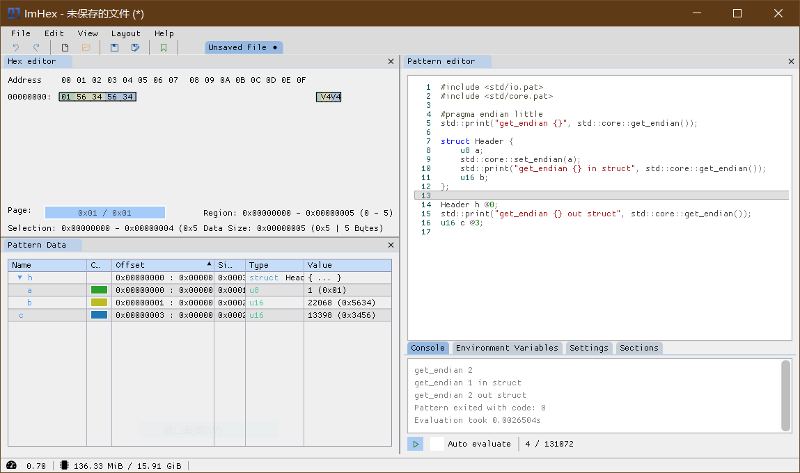 Bug `setendian` Only Affected In The Struct And Restored Out Of The Struct · Issue 1015