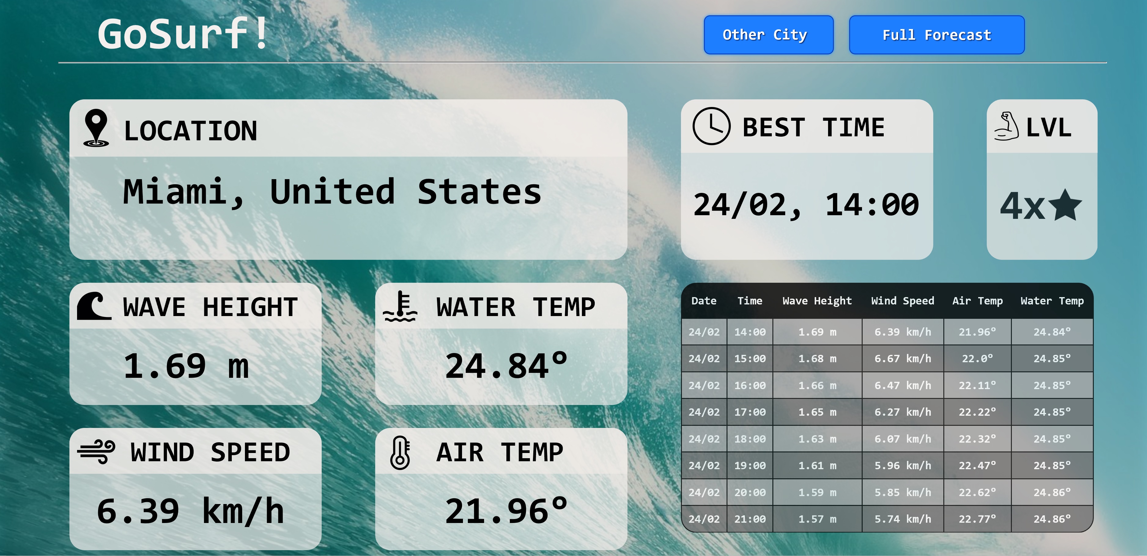 GitHub - noamkanonich/GoSurf: A python project, involving API requests, flask, pandas, json ...