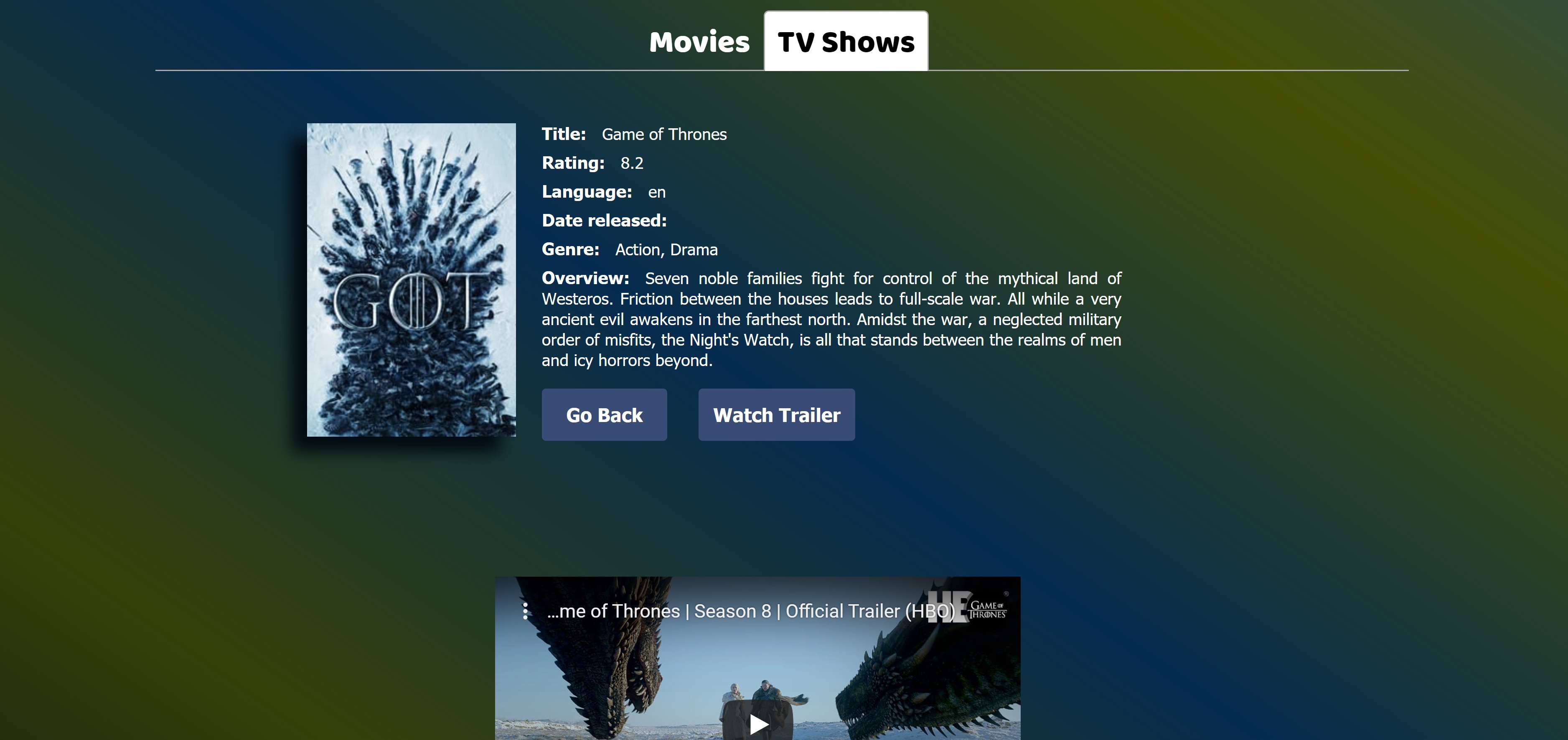 GitHub - noamkanonich/NK-Cinema: A React app that provide movies and TV ...