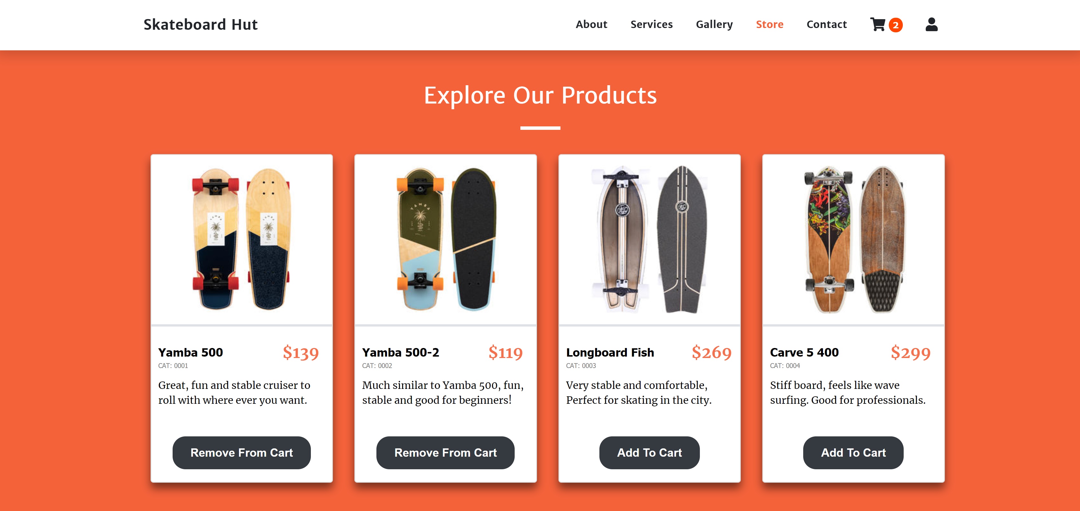 Github Noamkanonich Skateboard Hut A Full Stack Responsive Online