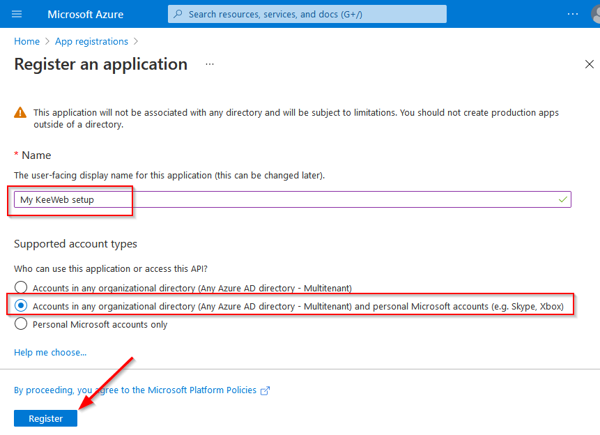 Microsoft OneDrive support: instructions are obsolete in Wiki · Issue #1800 · keeweb/keeweb · GitHub