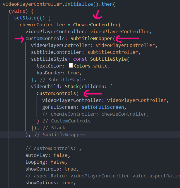 Support for full screen · Issue #1 · Joran-Dob/flutter_subtitle_wrapper ...