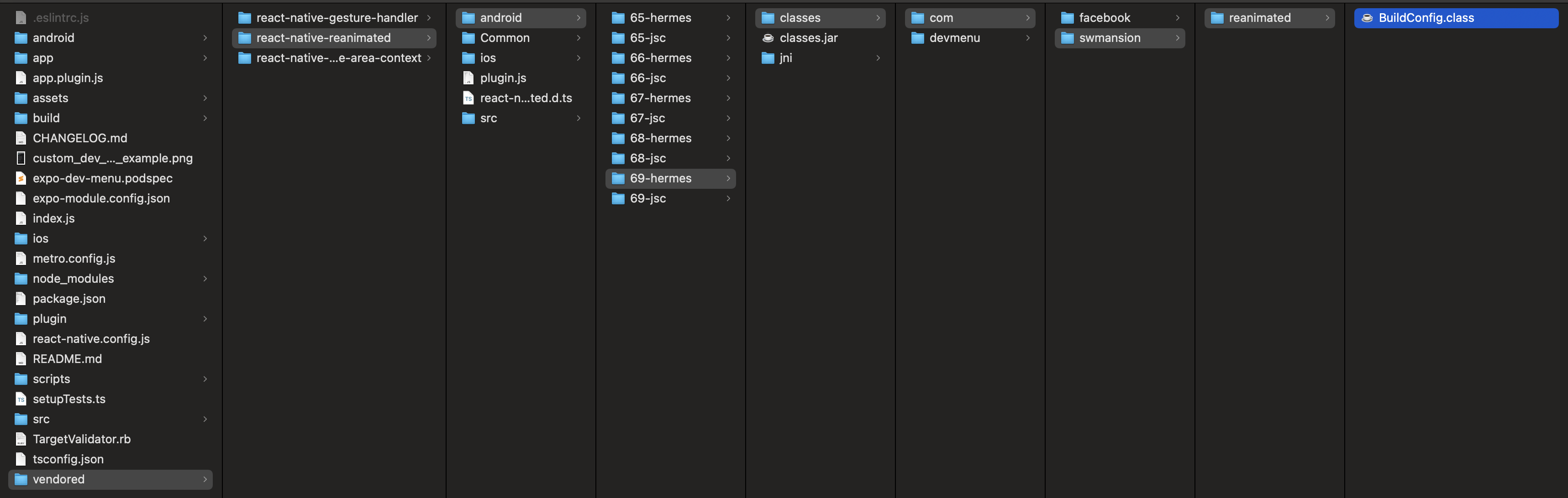 Android build error "com.swmansion.reanimated.BuildConfig is defined multiple times" with ...