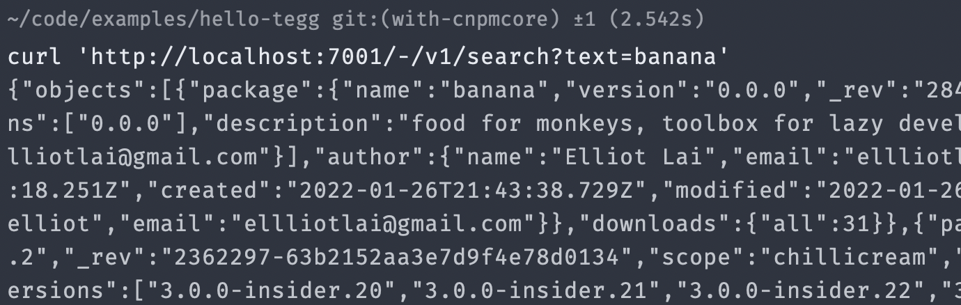 【求助】接入支持 search 接口能力的 cnpmcore 版本遇到了问题 · Issue #585 · cnpm/cnpmcore · GitHub