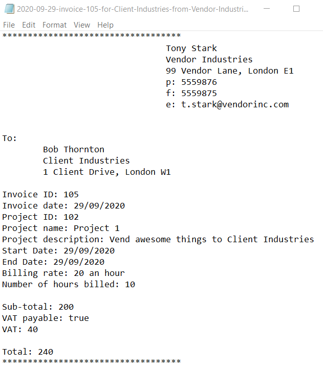 GitHub - htetnology/invoice-generator: A simple program that generates ...