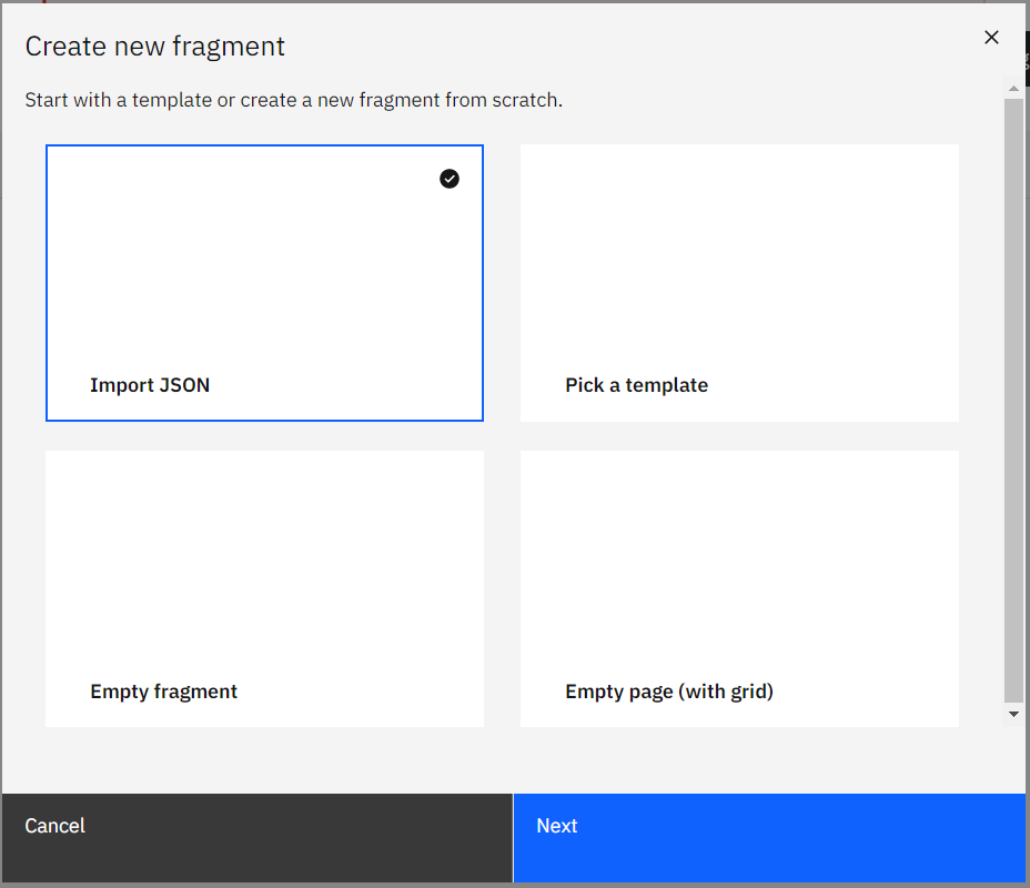 New Fragment Screen Should Use Radio Buttons · Issue #145 · IBM/carbon-ui-builder · GitHub