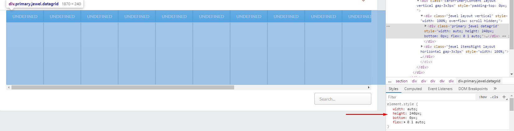 Jewel DataGrid height not working · Issue #735 · apache/royale-asjs · GitHub