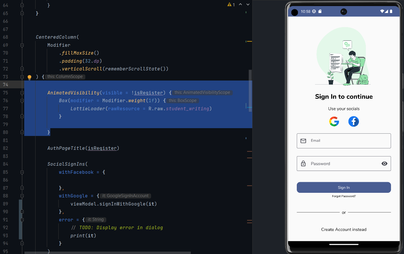 Putting LottieLoader in Animated visibility destroys the compose tree · Issue #2267 · airbnb ...