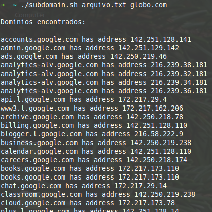 GitHub - Pedrovff23/Brute-Force: Shell Script para brute force de subdomínios