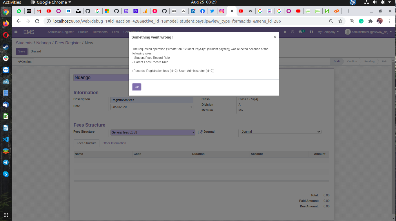 [WISHLIST] v13 can't create school fees register · Issue #178 · JayVora-SerpentCS/OdooEduERP ...