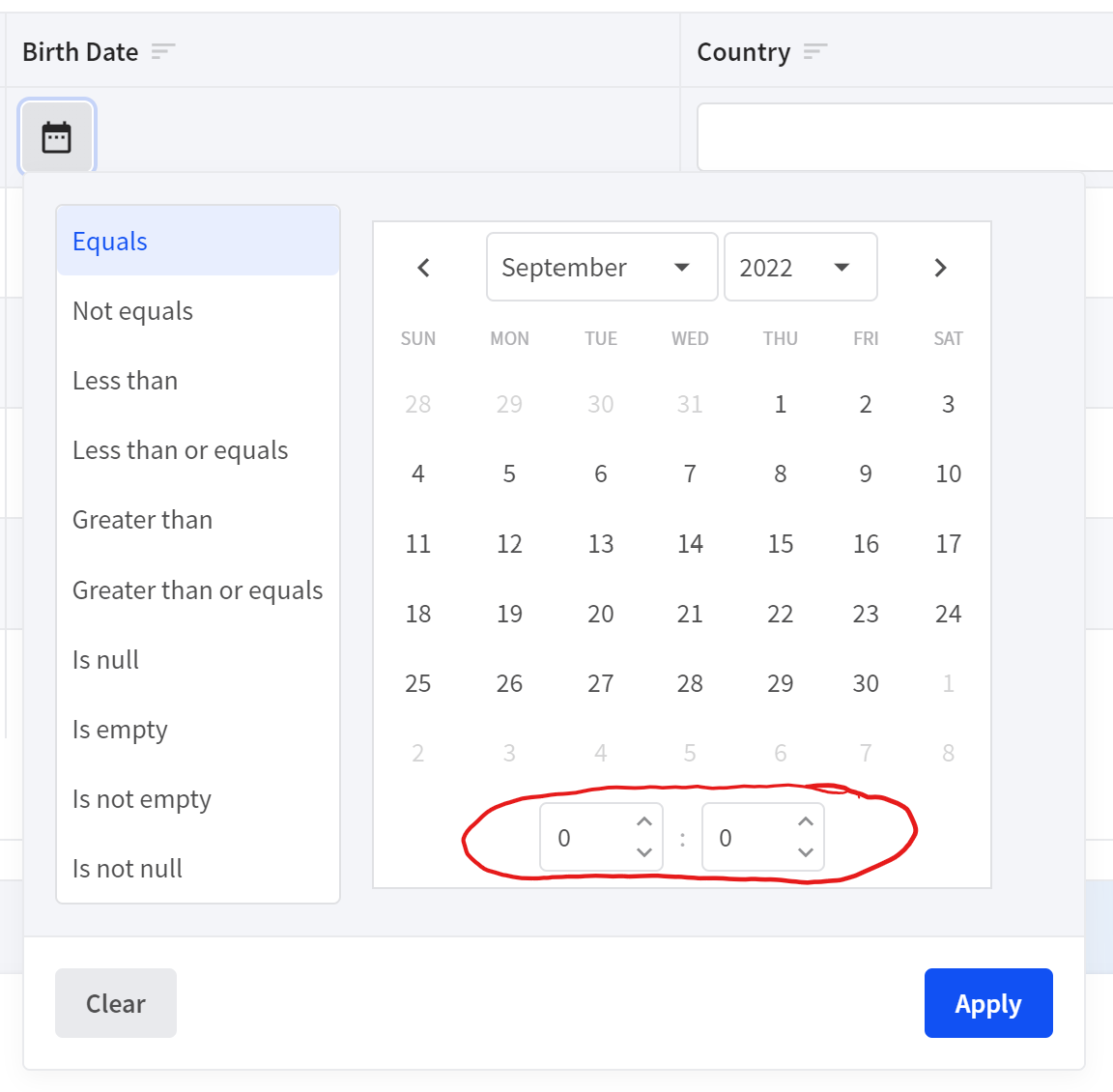 Feature Re Possibility That The Time Section Is Not Displayed In