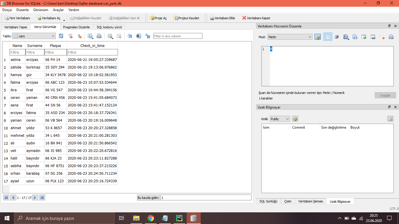 Github Fatmaerciyas Car Parking Sqlite