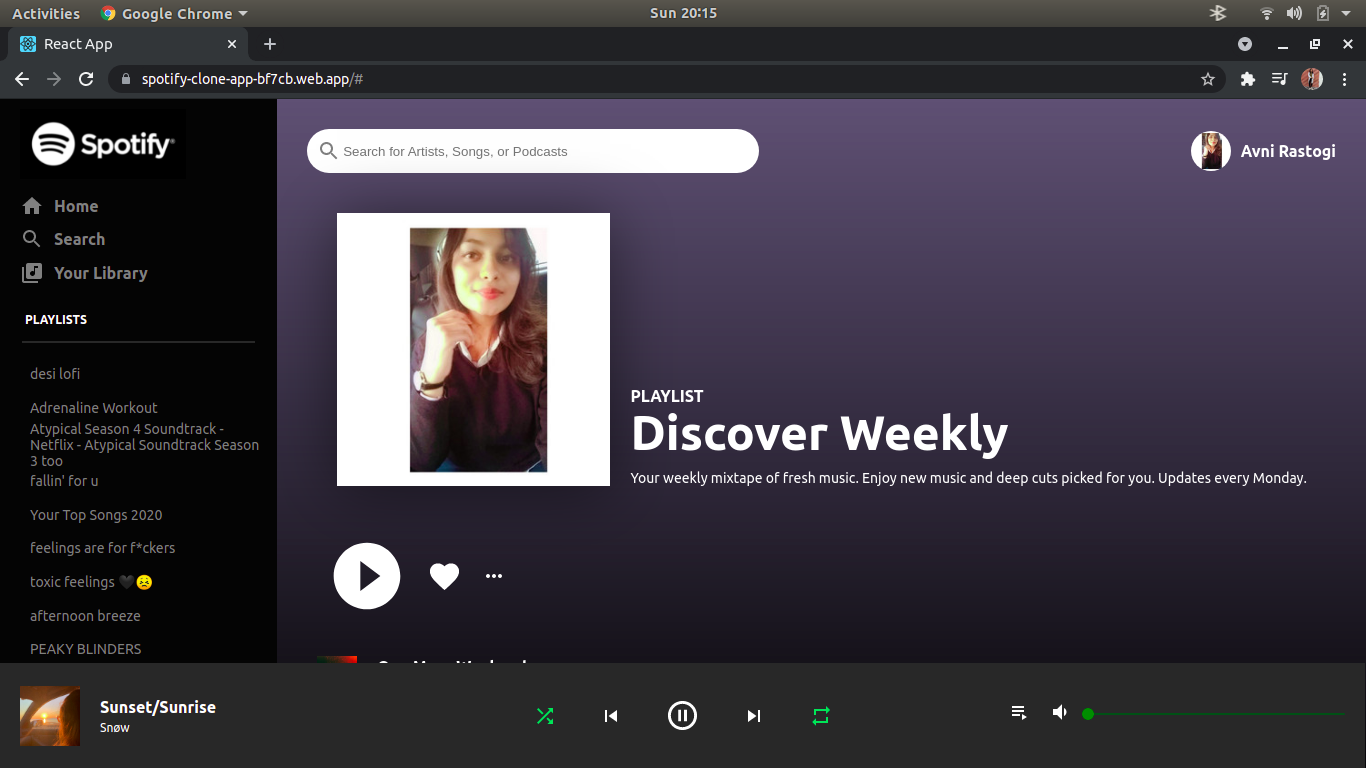 GitHub - avesrastogi/Spotify-Clone-App: Built using React.js