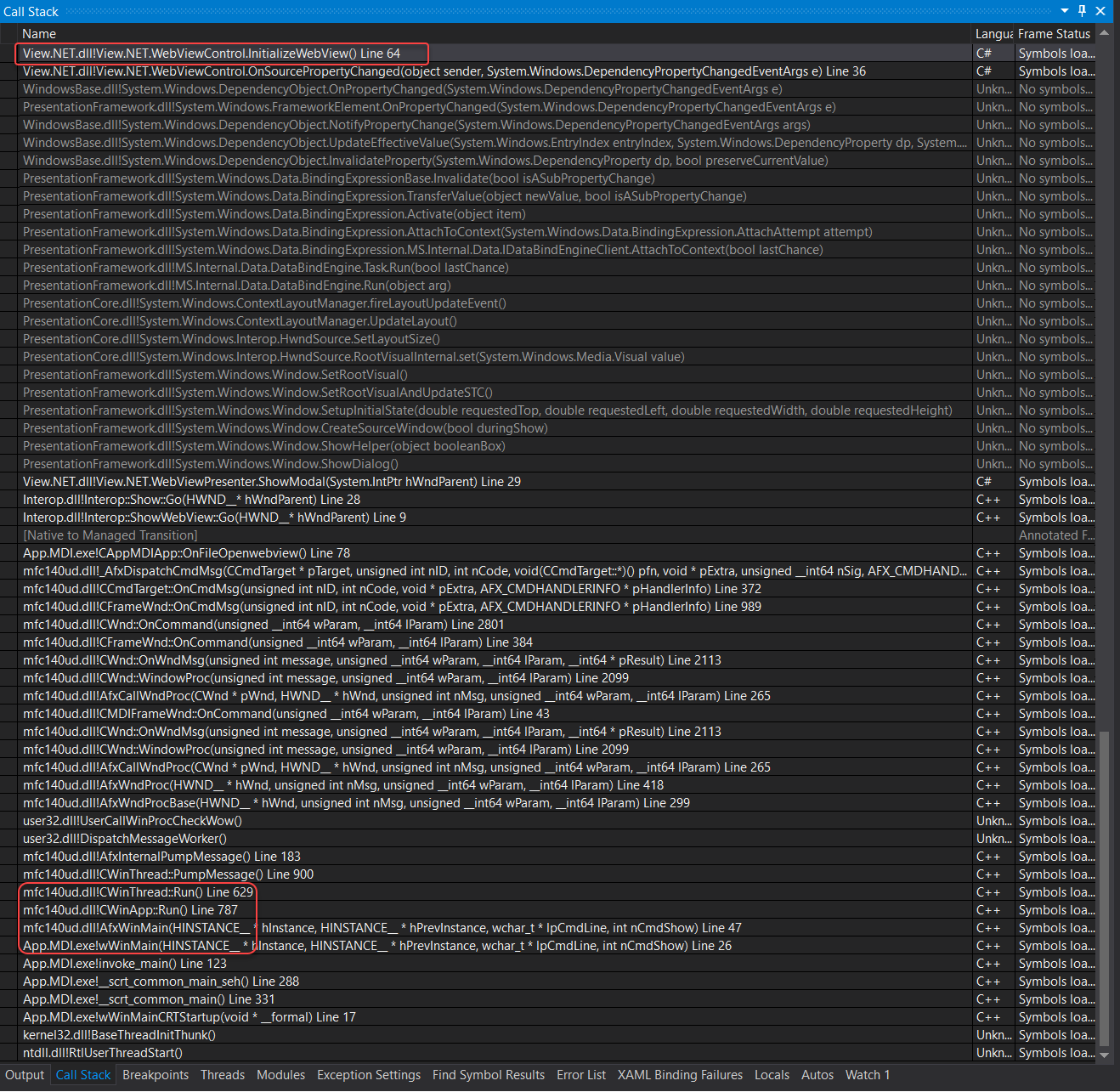 Displaying WebView2 from an unmanaged (C++) application throws exception · Issue #2318 ...