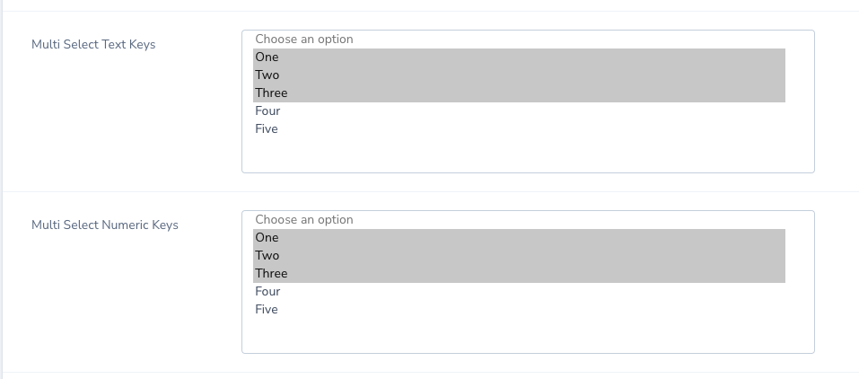 Multiselect With Numeric Keys Not Properly Displayed On Index And Detail · Issue 4013 · Laravel