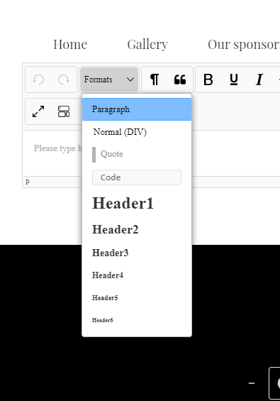 How To Customize Formatblock · Issue 227 · Mkhstar Suneditor React · Github
