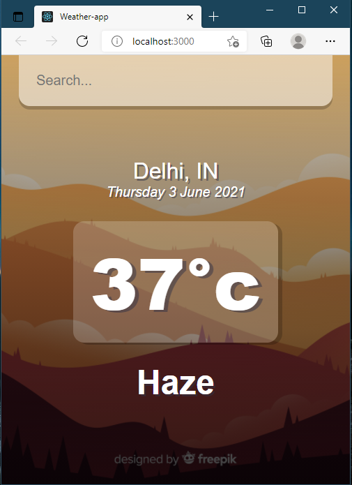 GitHub - Anantmanas/weather-app-react