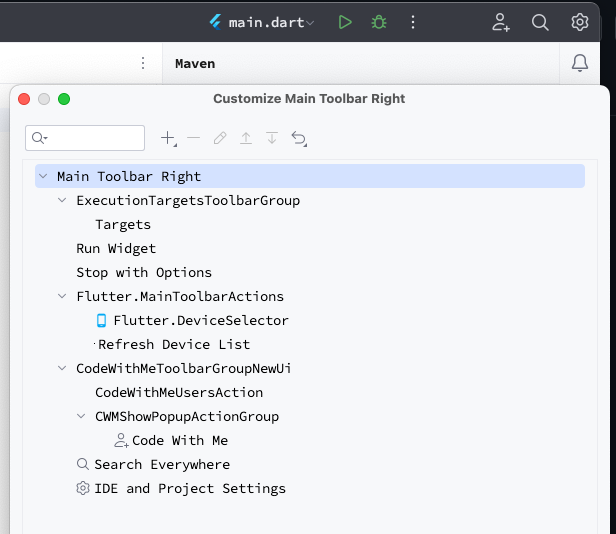 Device Selector Missing In Idea Ui 20231 Iu 2318109175 · Issue 6731 · Flutterflutter