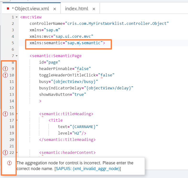 class sap.f.semantic.SemanticPage does not provide property ...