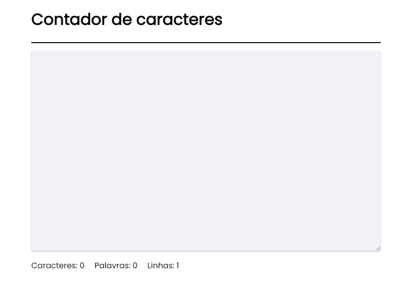 Github Victoriagranjacontador De Caracteres