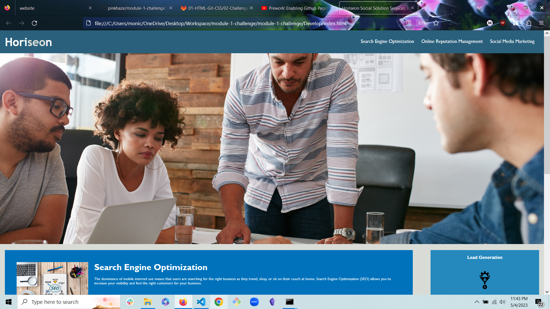 GitHub - pinkhaze/code-refactor: HTML, CSS, and Git: Code Refactor