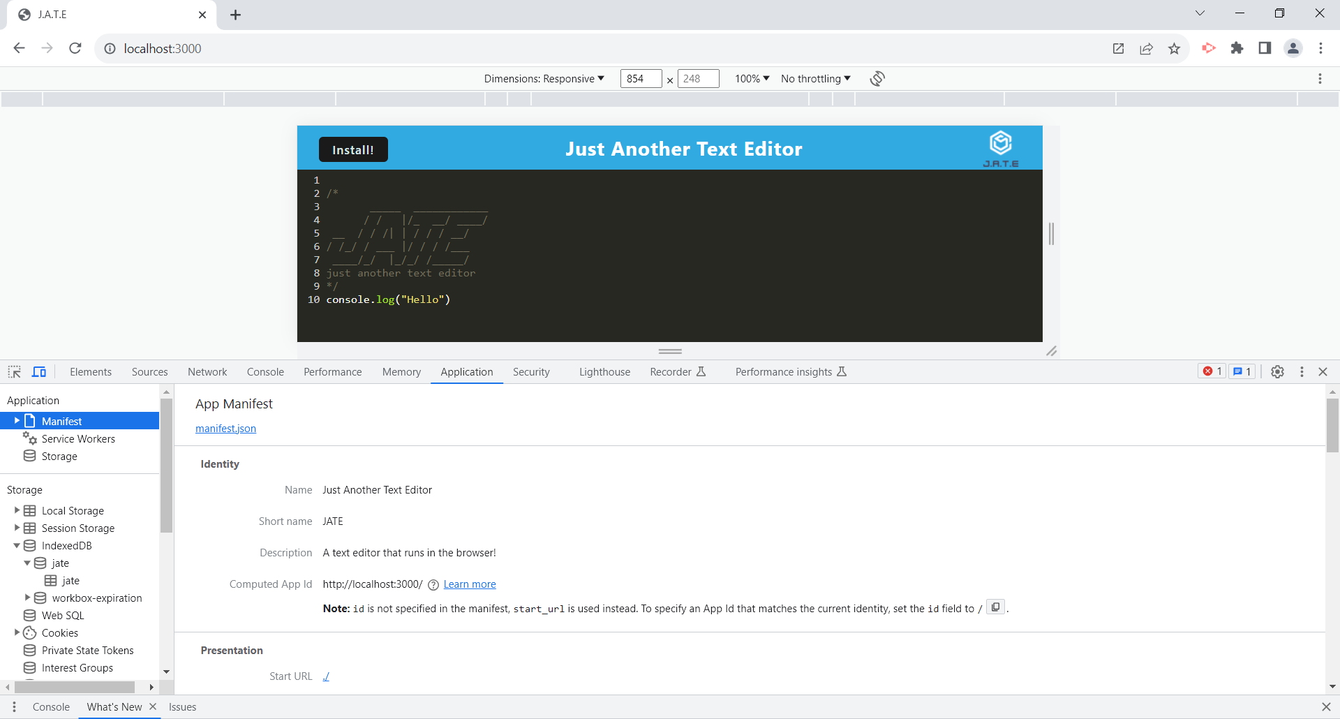 GitHub - pinkhaze/pwa-text-editor