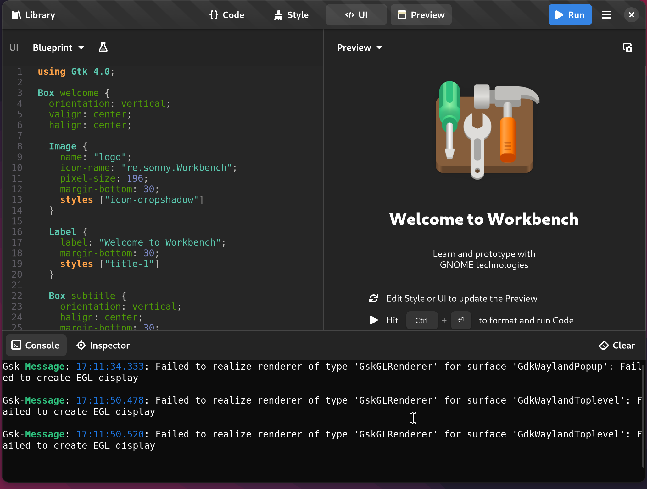 GTK Critical on selection of popover menu in Preview panel · Issue #501 · workbenchdev/Workbench ...