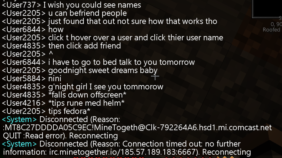 Disconnected From Minetogether · Issue #113 · CreeperHost/MineTogether · GitHub