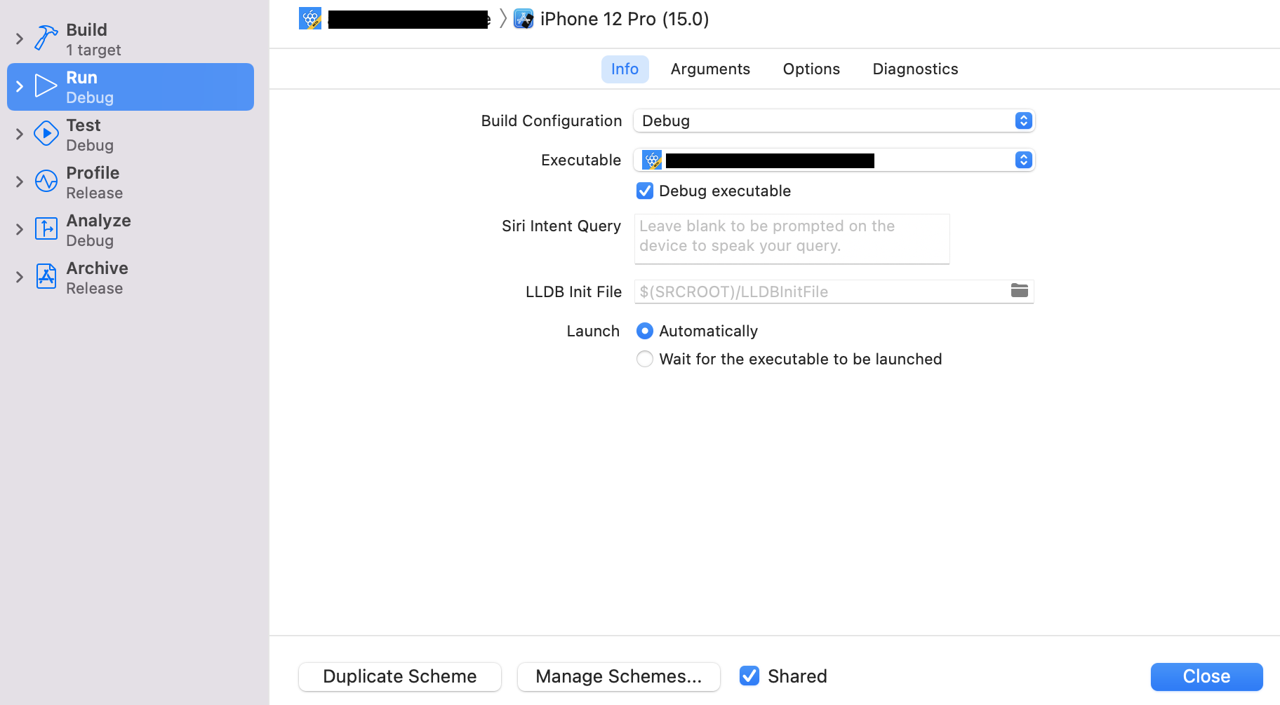 NO APPLICATION SELECTED for React Native iOS app after following troubleshooting guide · Issue ...