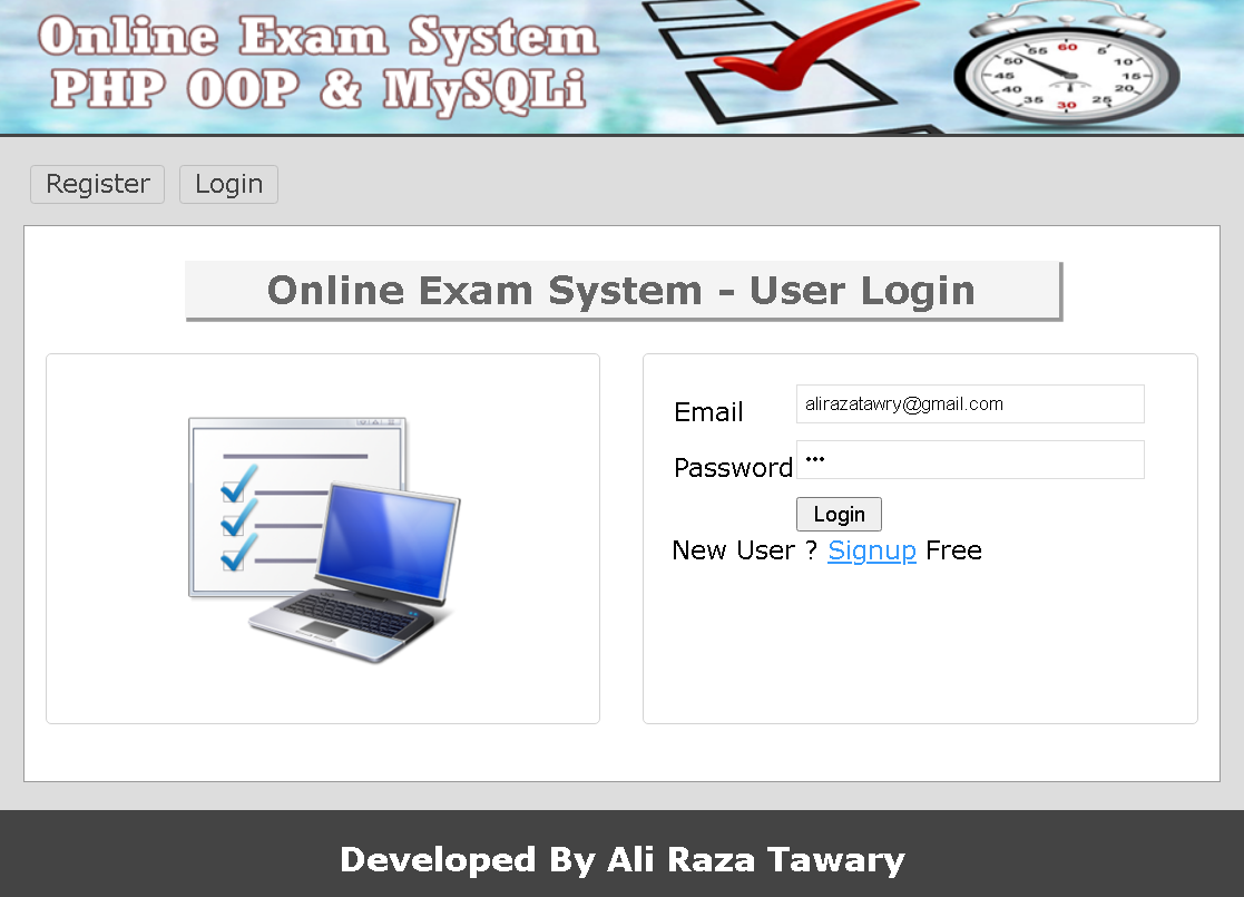 GitHub - Ali-Raza-Tawary/Exam-System