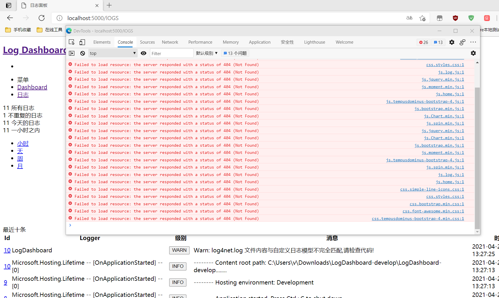 .net core 3.1 读取log4net的 日志文件中文乱码 · Issue #69 · realLiangshiwei/LogDashboard · GitHub