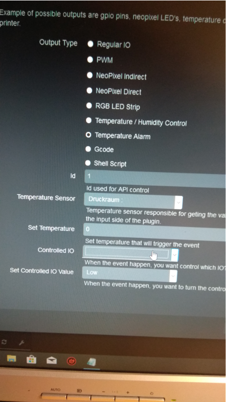 Outputs - Temperature Alarm · Issue #258 · vitormhenrique/OctoPrint-Enclosure · GitHub