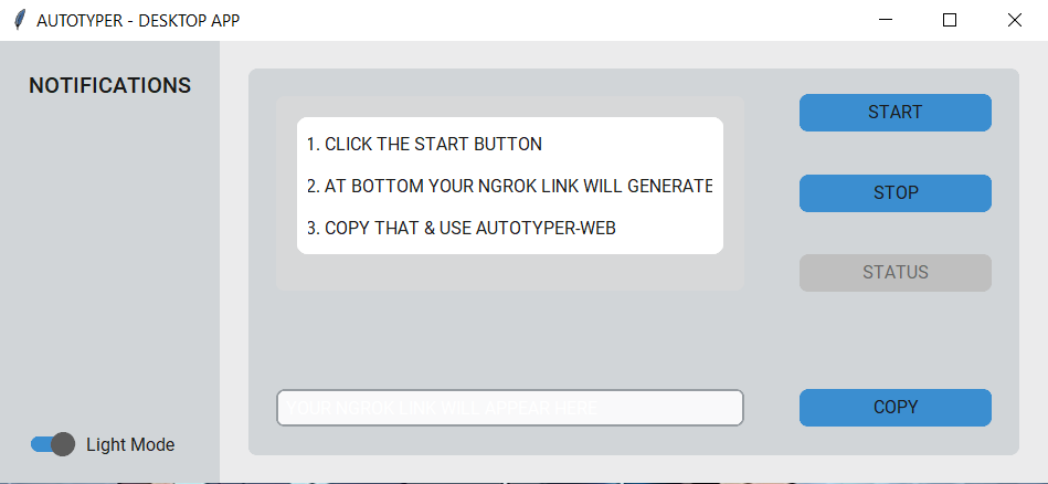 GitHub - Blackfury7/Autotyper-app: A Desktop Application for Windows for automating the typing.