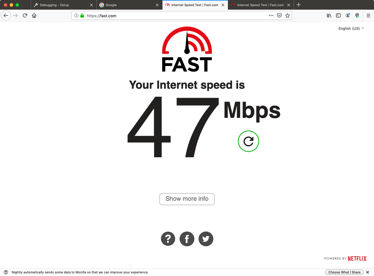 Fast.com speeds are 7x slower w/ proxy activated · Issue #63 · mozilla-extensions/secure-proxy ...