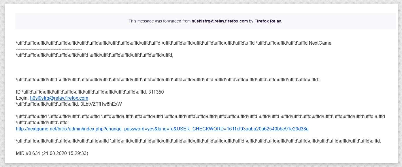 [feedback] Forwarded email contains a bunch of \ufffd Unicode replacement characters · Issue ...